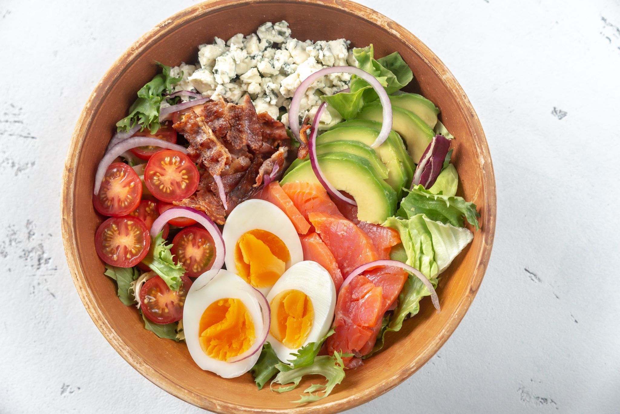 Ensalada Cobb Receta Keto y Low Carb - Keto Fácil Dieta cetogénica